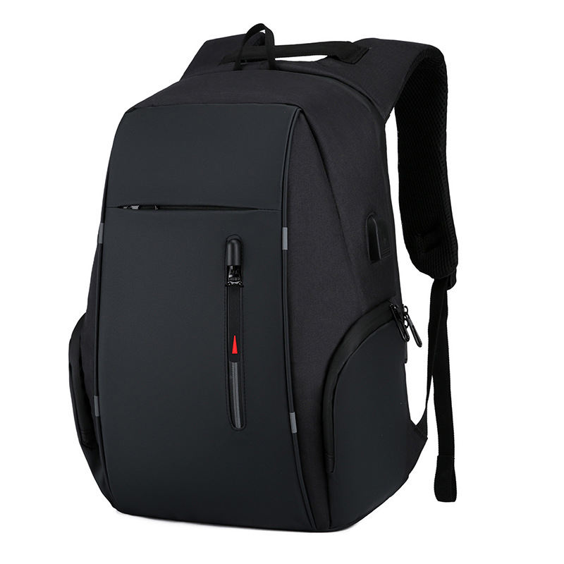 Leather Usb Smart Charging Laptop Backpack