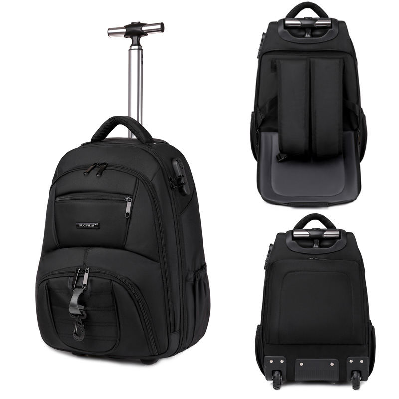 Wheel Laptop Business Backpack Trolley Bag